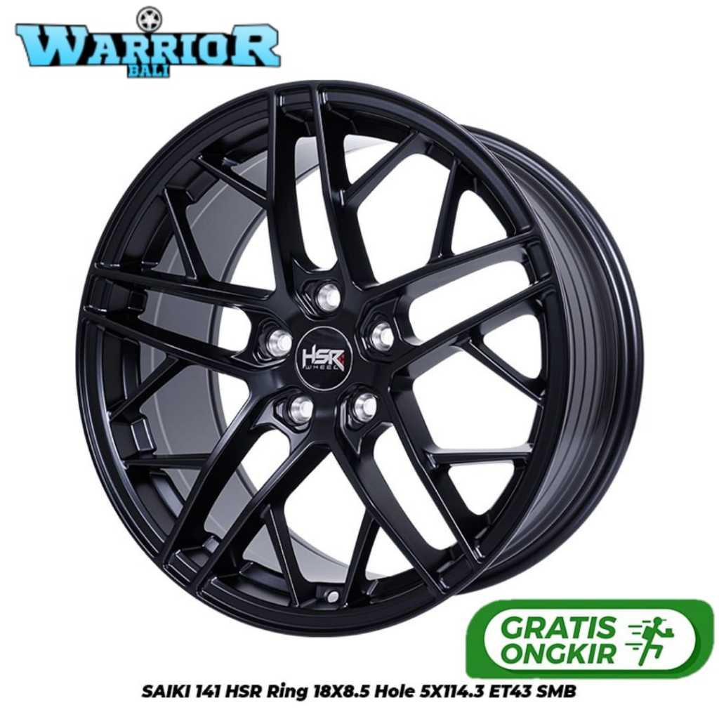 Jual Velg Mobil Ring 18 Untuk Xpander Terios Civic Alphard HSR SAIKI R18 | Shopee Indonesia