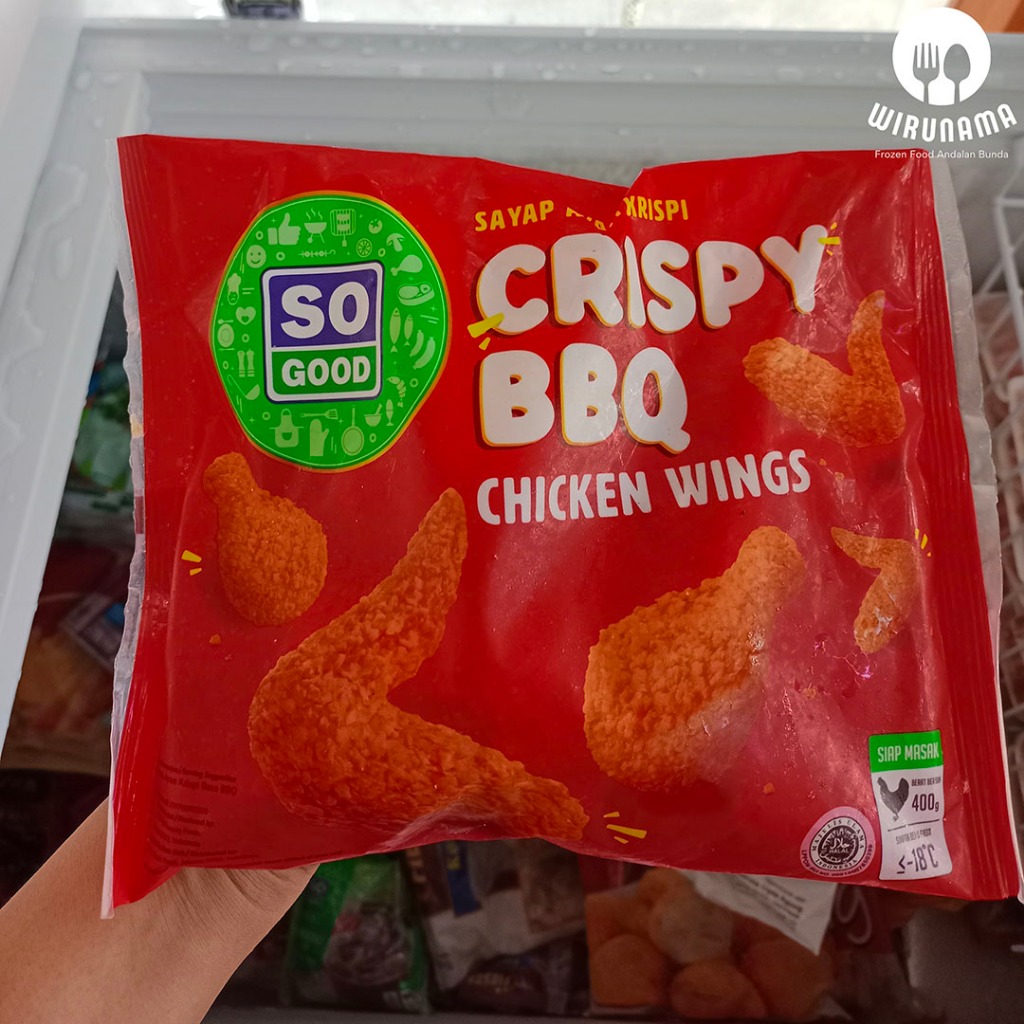 Jual So Good Crispy BBQ Chicken Wings 400 Gram Sayap Ayam Krispi Siap ...