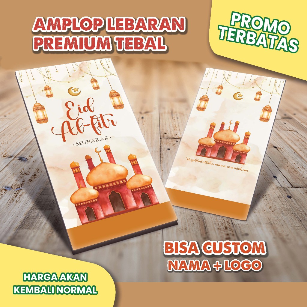 Jual AMPLOP Lebaran Hari Raya Idul Fitri Unik BISA CUSTOM NAMA DAN LOGO ...