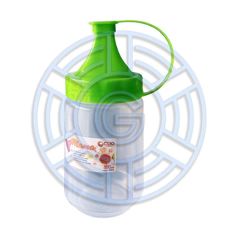 Jual Botol Plastik Saus Kecap Mama Clio Lobang Nozzle Ganda 300 ML ...