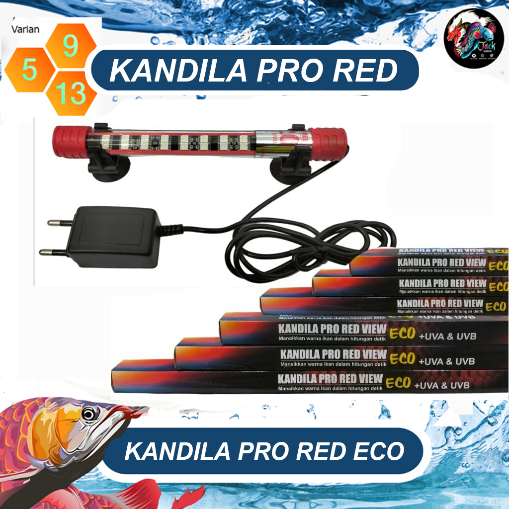 Jual LAMPU AQUARIUM KANDILA PRO RED ECO 2O.30.40.50.60.80.100CM ...