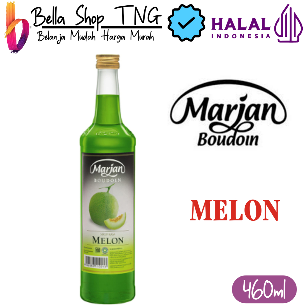 Jual Marjan Boudoin Sirup Melon Botol 460 ml | Shopee Indonesia