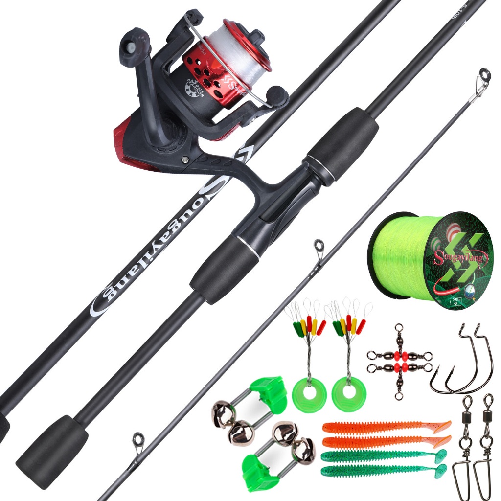 Jual Sougayilang Pancing Set1.8M Telescopic Joran Pancing Rod Ree ...