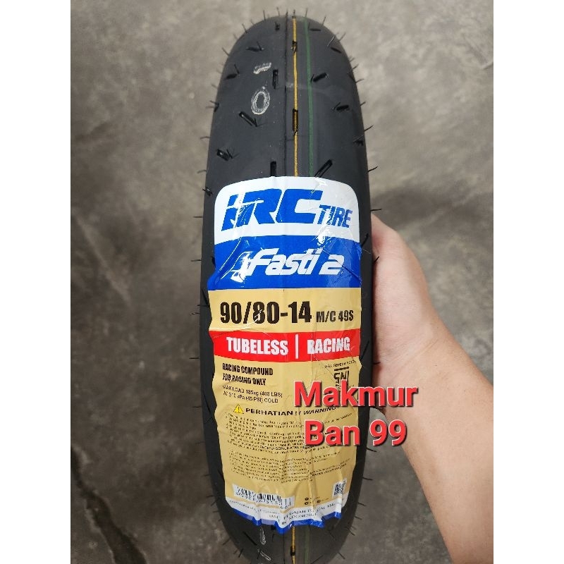 Jual Ban IRC 90/80-14 Fasti 2 Soft Compound Tubeless | Shopee Indonesia