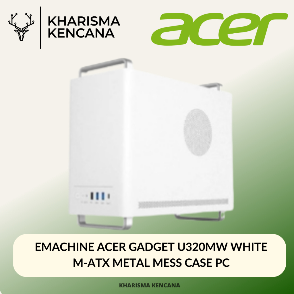 Jual EMACHINE ACER GADGET U320MW WHITE M-ATX METAL MESS CASE PC ...