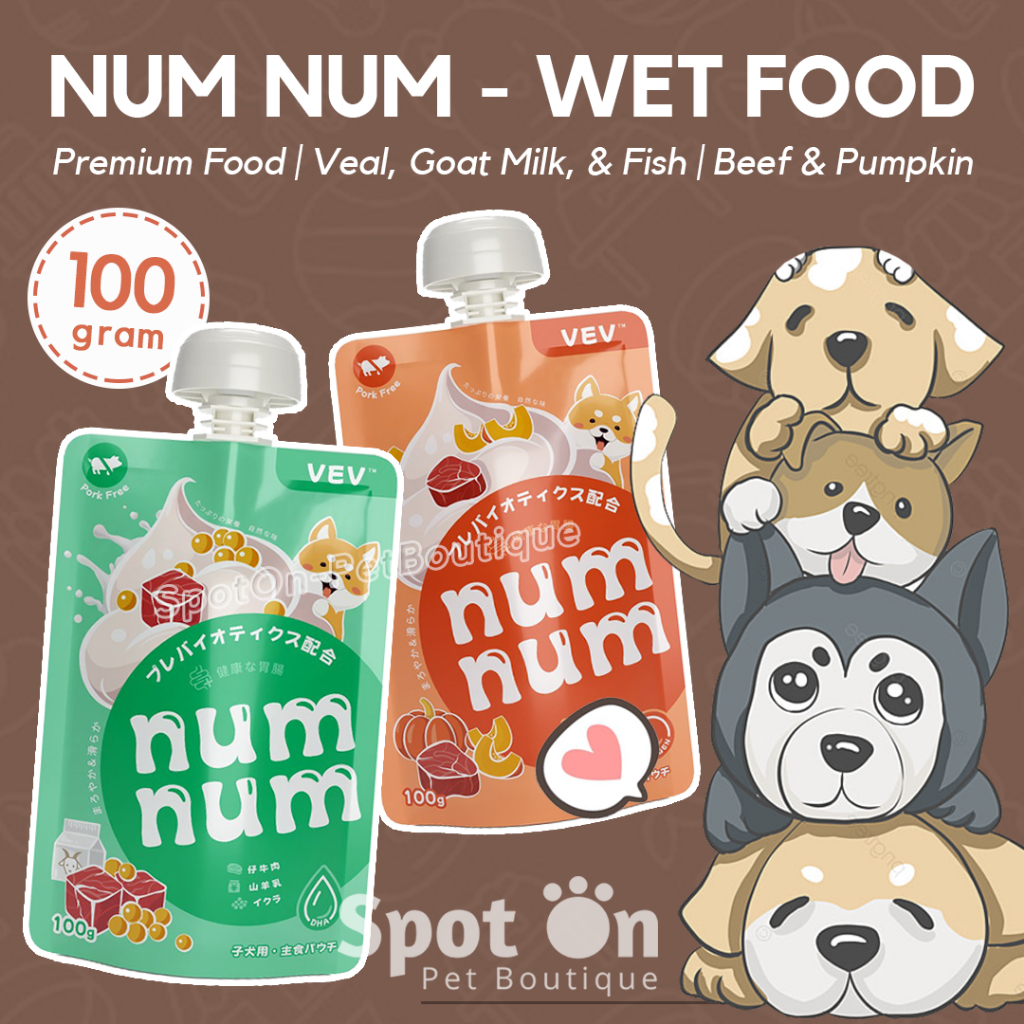 Jual NumNum Premium Dog Wet Food 100 Gr | Makanan Basah & Snack Anjing ...