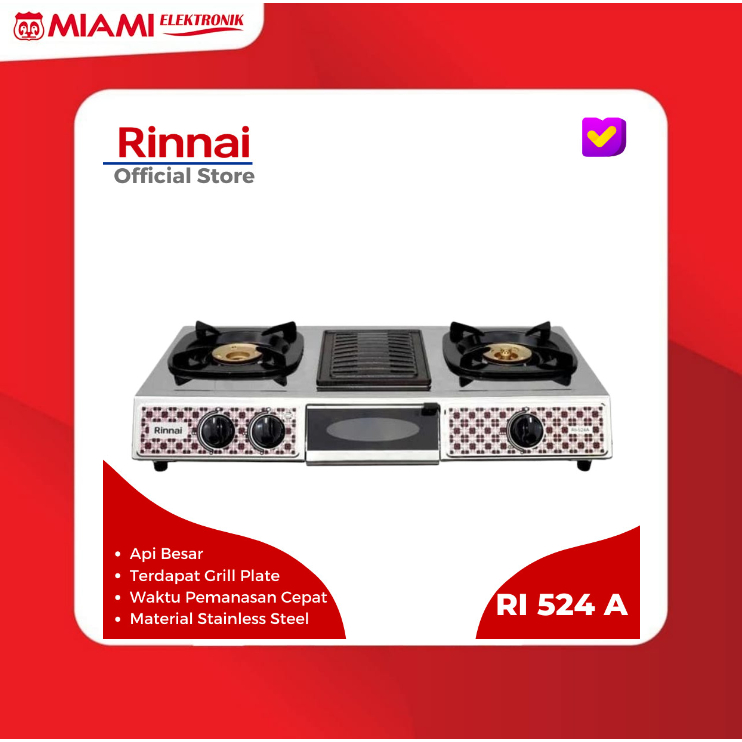 Jual Rinnai RI-524A (Grill Pan Series) | Shopee Indonesia