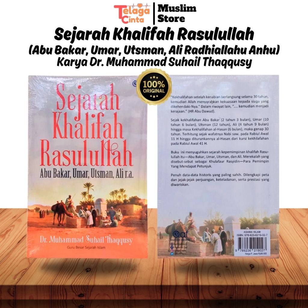 Jual Sejarah Khalifah Rasulullah - Abu Bakar, Umar, Utsman, Ali r.a. - Penerbit QAF Dijamin ...