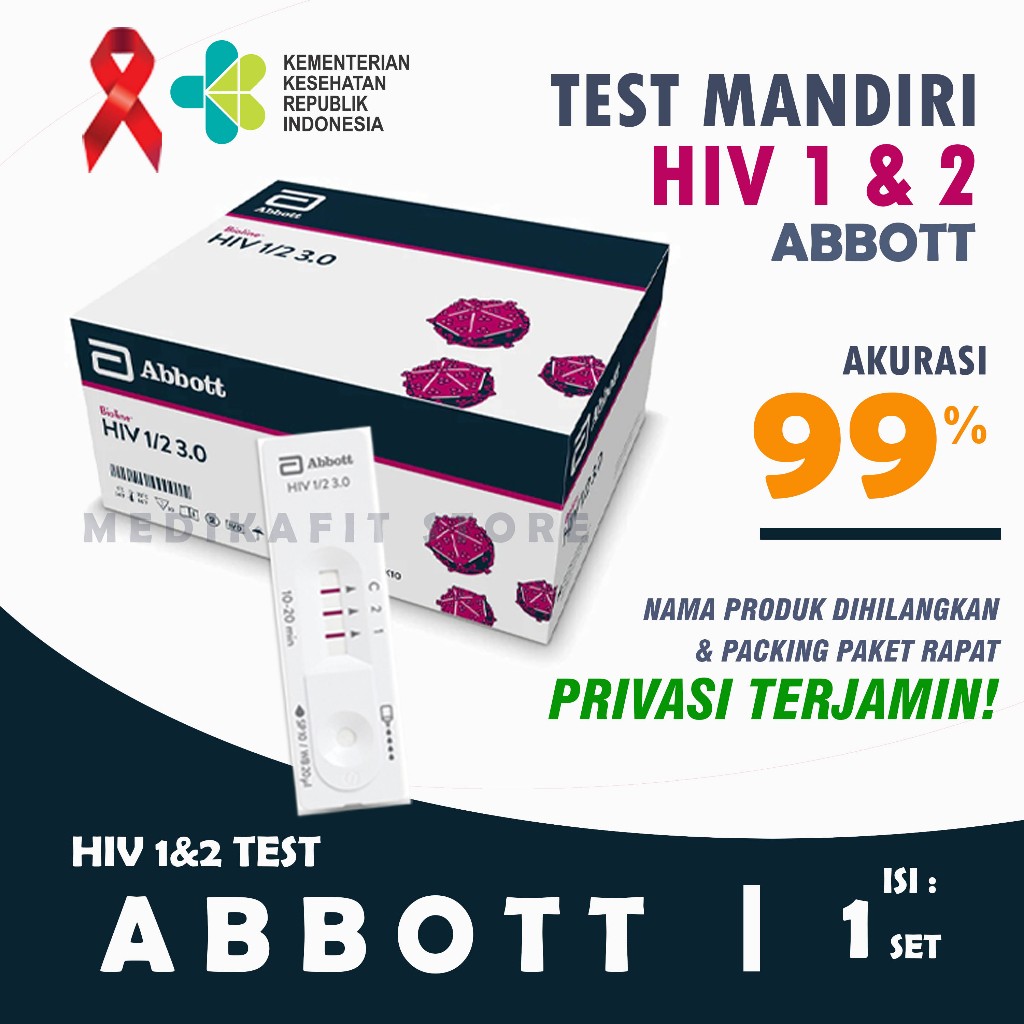 Jual Alat Test HIV Generasi 4 Abbott Bioline | Kemenkes Original ...