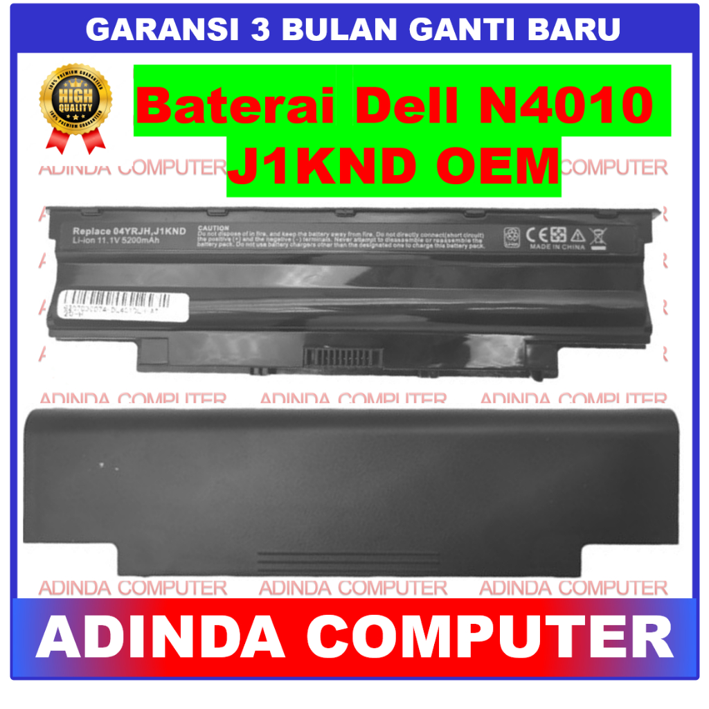 Jual Baterai DELL Inspiron N4020 N4030 M4010 N4020D N4030D OEM | Shopee Indonesia