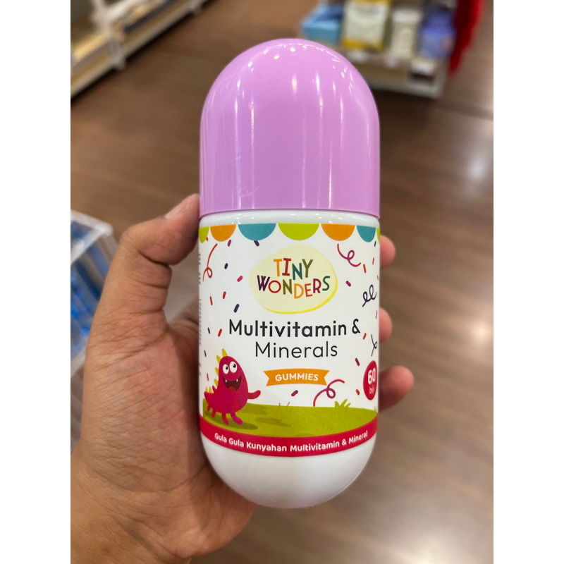 Jual TINY WONDERS MULTIVITAMIN & MINERALS FOR KIDS 2+ YEARS | Shopee ...