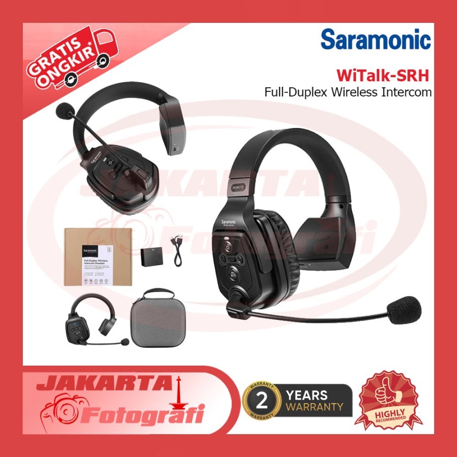 Jual Saramonic WiTalk-SRH Full-Duplex Wireless Intercom Single-Ear ...