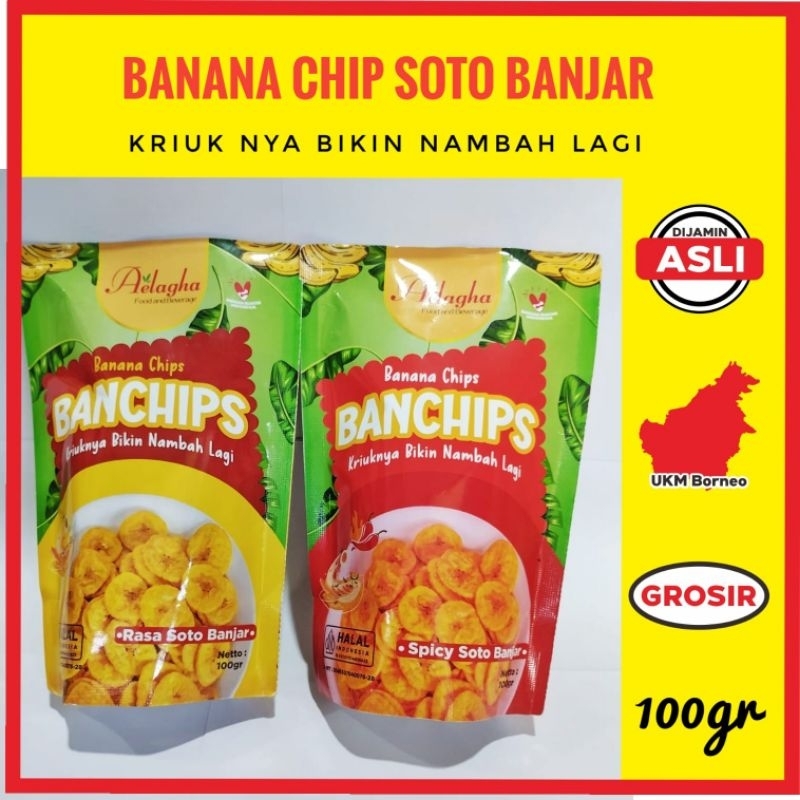 Jual Banana Chip Rasa Soto Banjar Oleh Oleh Banjarmasin Kalimantan ...
