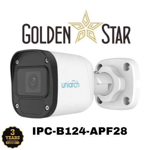 Jual Uniarch IPC-B124-APF28 4MP Outdoor Mini Fixed Bullet Network ...