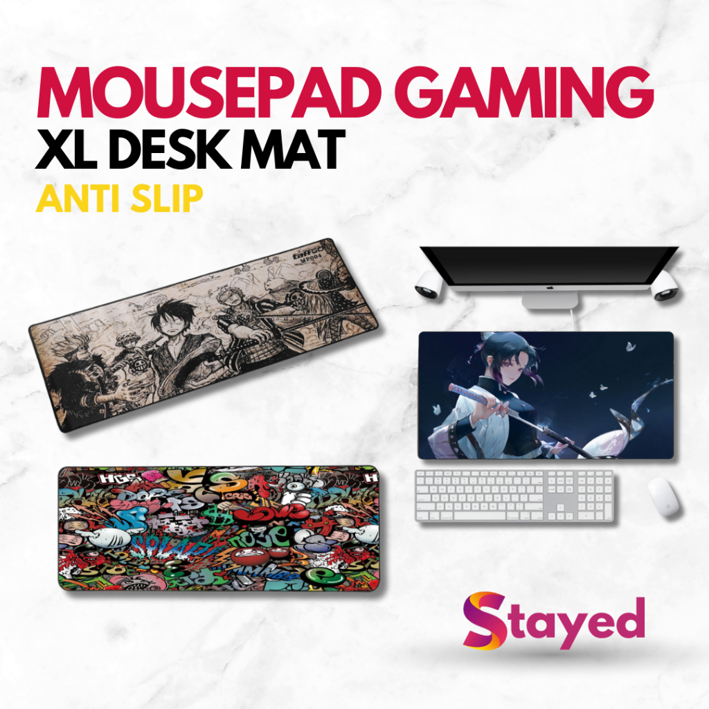 Jual TaffGO Professional Gaming Mouse Pad XL Desk Mat D4 | Shopee Indonesia