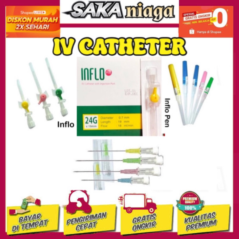 Jual INFLO PLUS T5 / BIASA IV CATHETERR | Shopee Indonesia