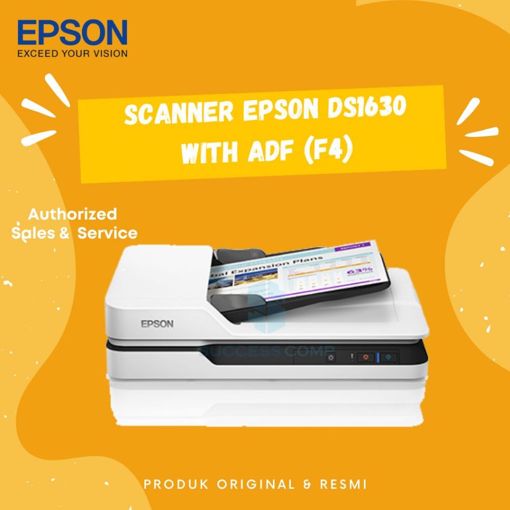 Jual EPSON Scanner Flatbed With ADF DS-1630 Garansi Resmi Epson ...