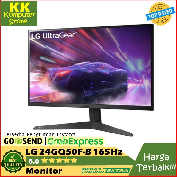 Jual Monitor LG 24 UltraGear 24GQ50F / 24GQ50F-B FHD 1ms 165hz AMD Freesync Monitor Gaming 24 ...