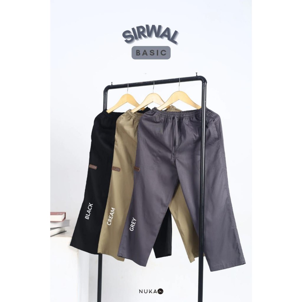 Jual Sirwal Basic Black XL by Nuka (please check before order) | Shopee ...