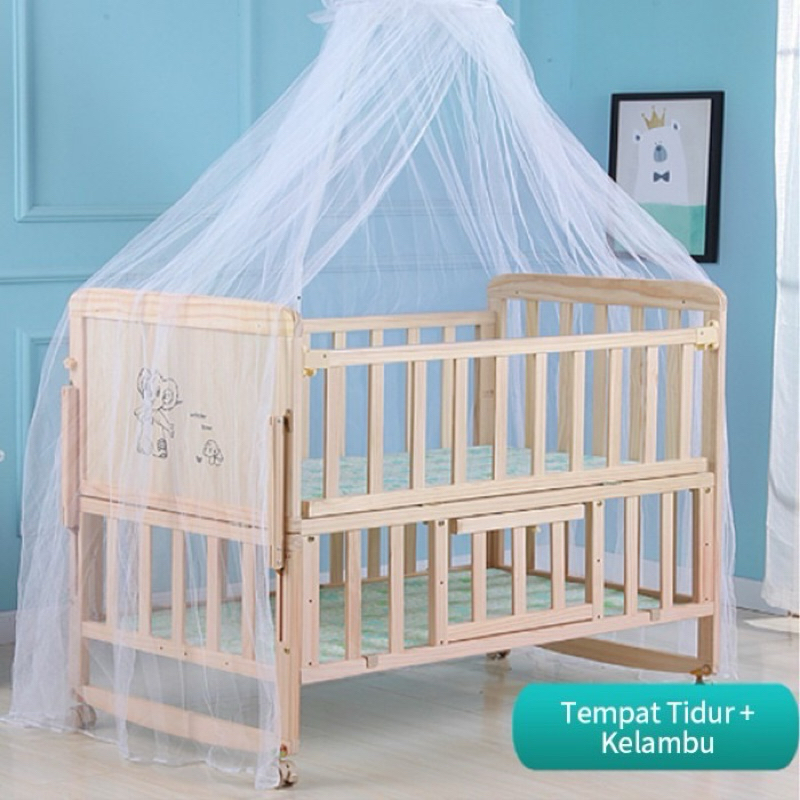 Jual Tempat Tidur Bayi / Tempat Tidur Kayu / Baby Box / Box Bayi Kayu ...