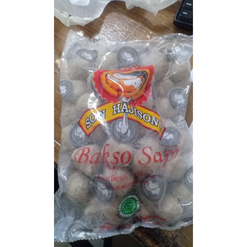 Jual Bakso Sony Lampung / Son Haji Ukuran Besar 1000% asli (Tanpa Bumbu ...