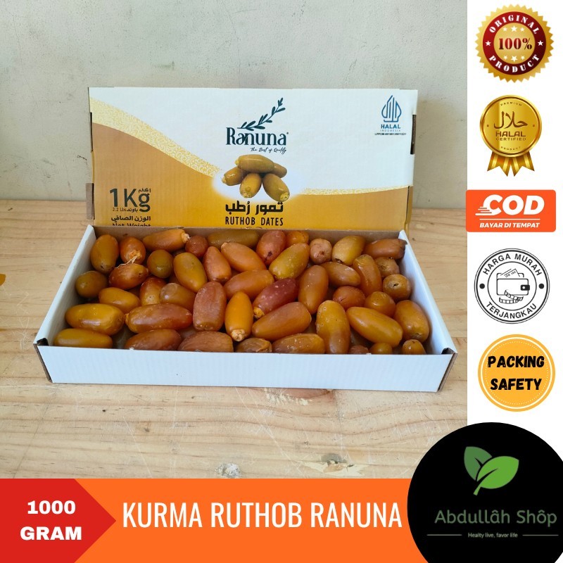 Jual Kurma Muda Fresh Kurma Ruthob Ruthab Libya Isi 1kg Luxury Dates ...