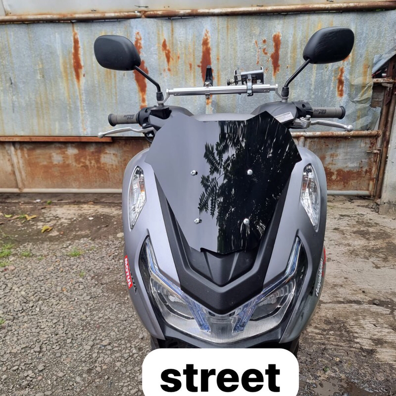 Jual windshield yamaha lexi model street dan eropa v1 viosr yamaha new ...
