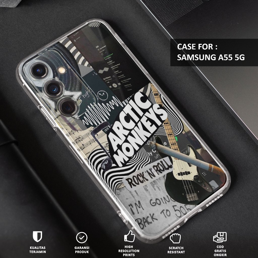 Jual CASE SAMSUNG A55 5G - Motif ARTIC X BRANDED - Clear Case Softcase ...