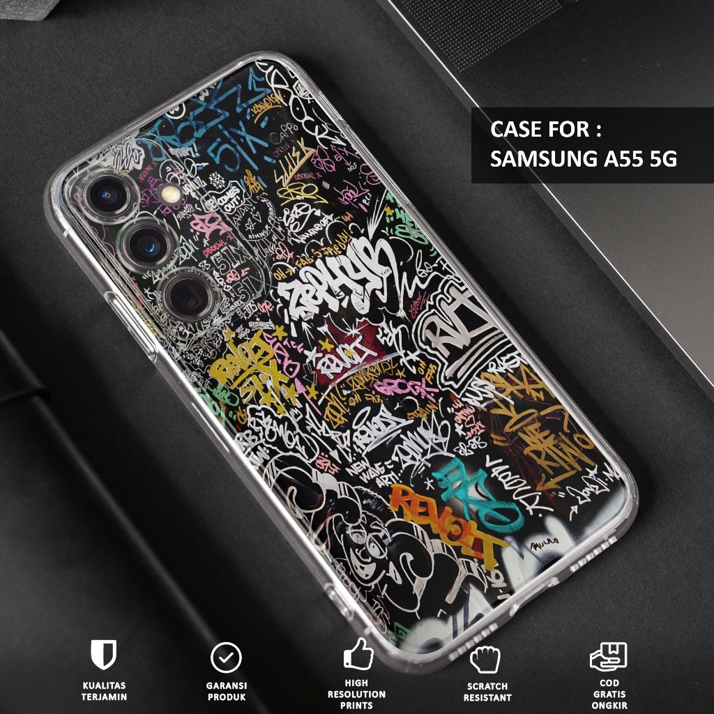 Jual CASE SAMSUNG A55 5G - Motif SWAG - Clear Case Softcase Bening ...
