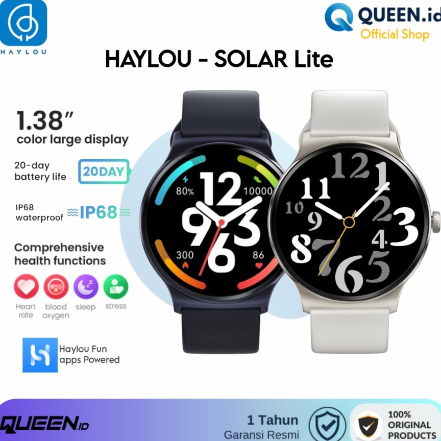 Jual BEST SELLER Haylou Solar Smartwatch LS5 Lite Touch Screen IP68 ...