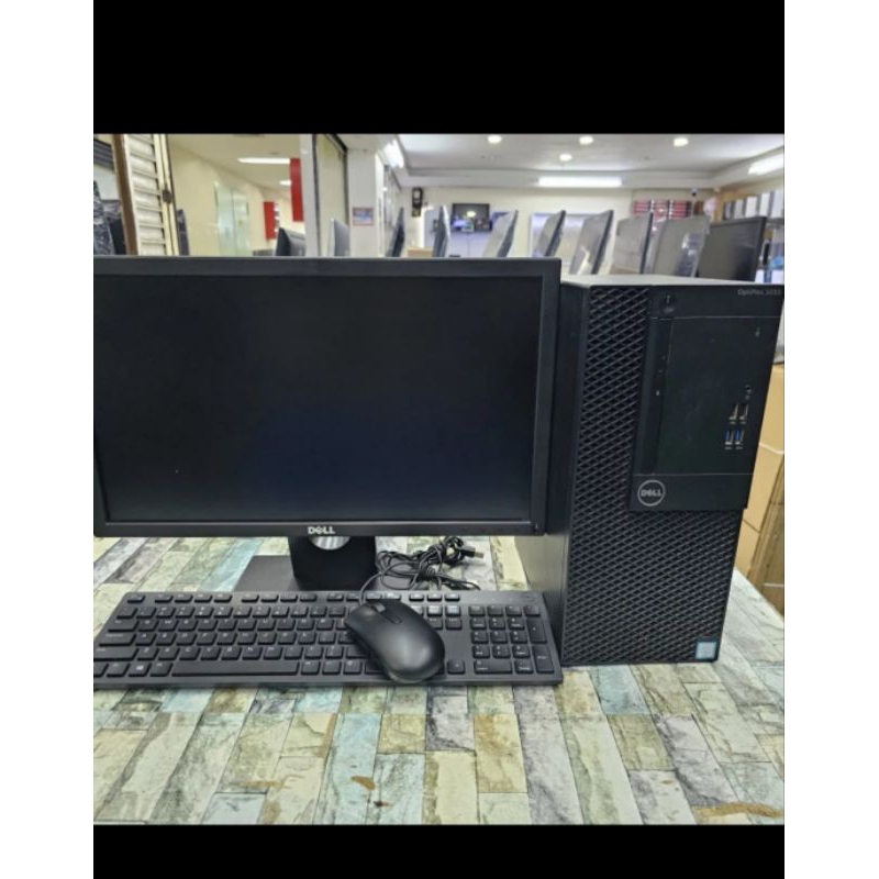 Jual COMPUTER 1 SET PC DELL 7050 CORE I3-7100 RAM 8 GB SSD 256 GB ,LED ...