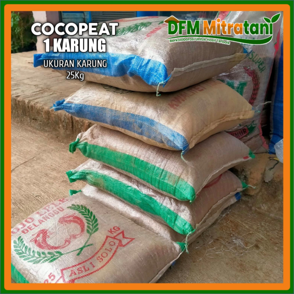 Jual Cocopeat Media Tanam - Cocopeat Karung 25 - Cocopeat 1 Karung ...