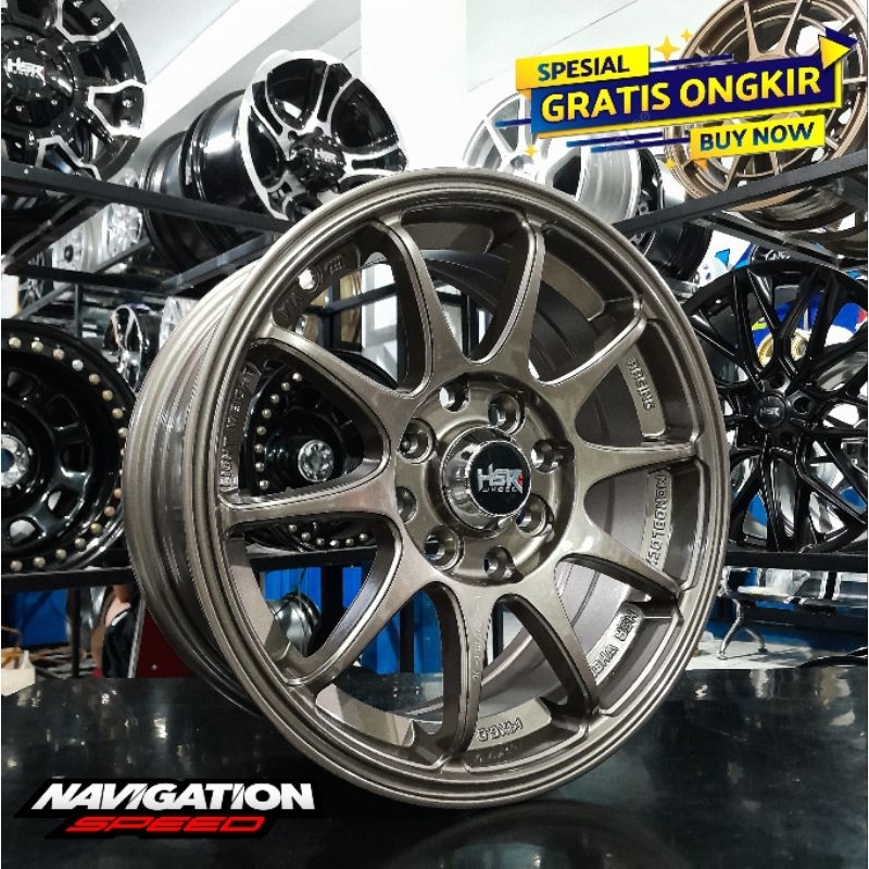 Jual Velg Racing Hsr Indy Boroko R14 Agya Calya Sigra Brio Kijang Avanza Xenia Hsr Indy Ring 14 ...
