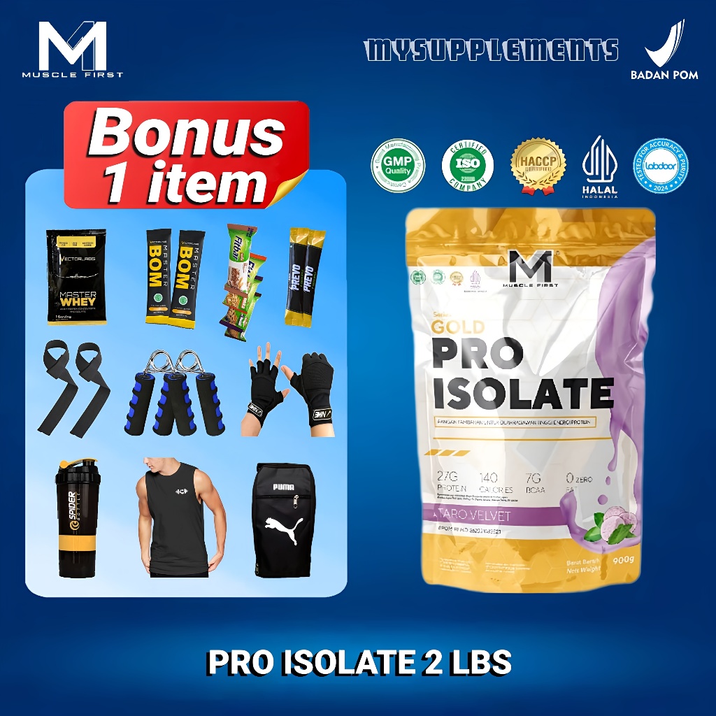 Jual Muscle First Pro Isolate Gold Series 2 lbs Susu Whey Protein ...