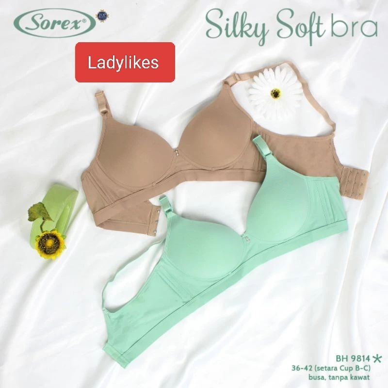 Jual SOREX BRA CUP BESAR 9814 SILKY SOFT TANPA KAWAT CUP B-C | Shopee ...