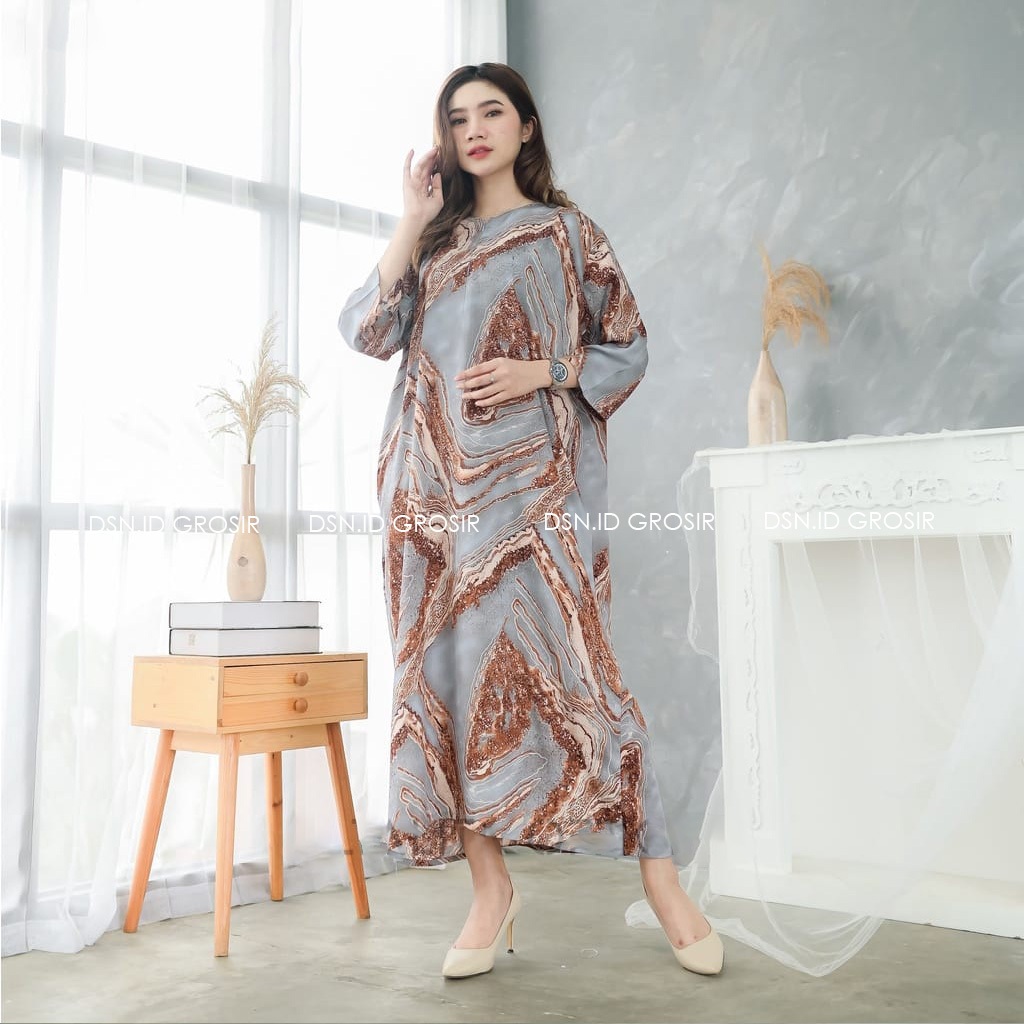 Jual Daster Gamis Semata Kaki / Long Daster Lengan 3/4 / Daster ...