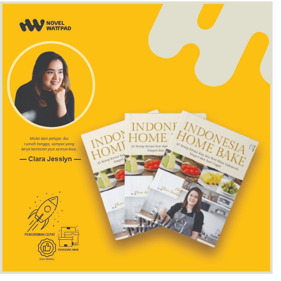 Jual Chef Clara Resep Cookbook INDONESIA HOME BAKE 45 Resep Pilihan ...