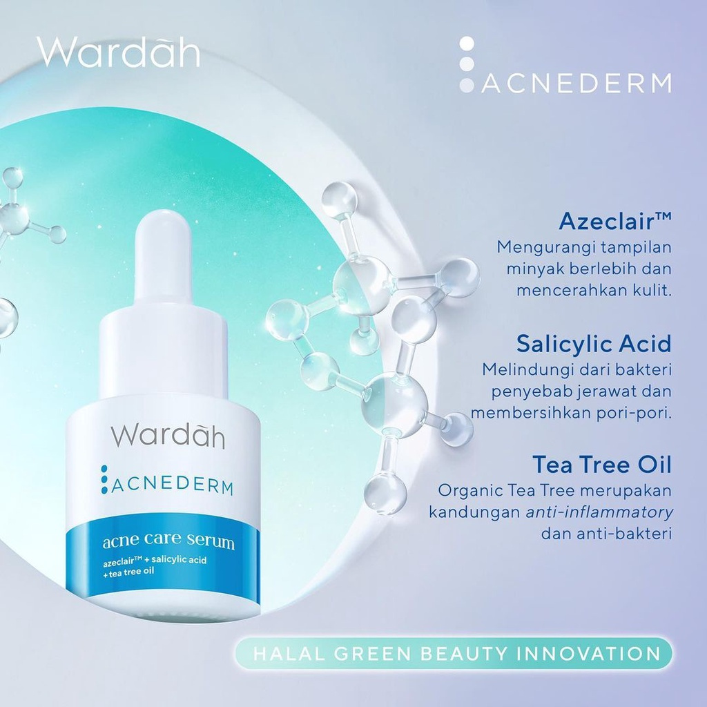 Jual Wardah Acnederm Acne Care Serum 15 ml | Shopee Indonesia