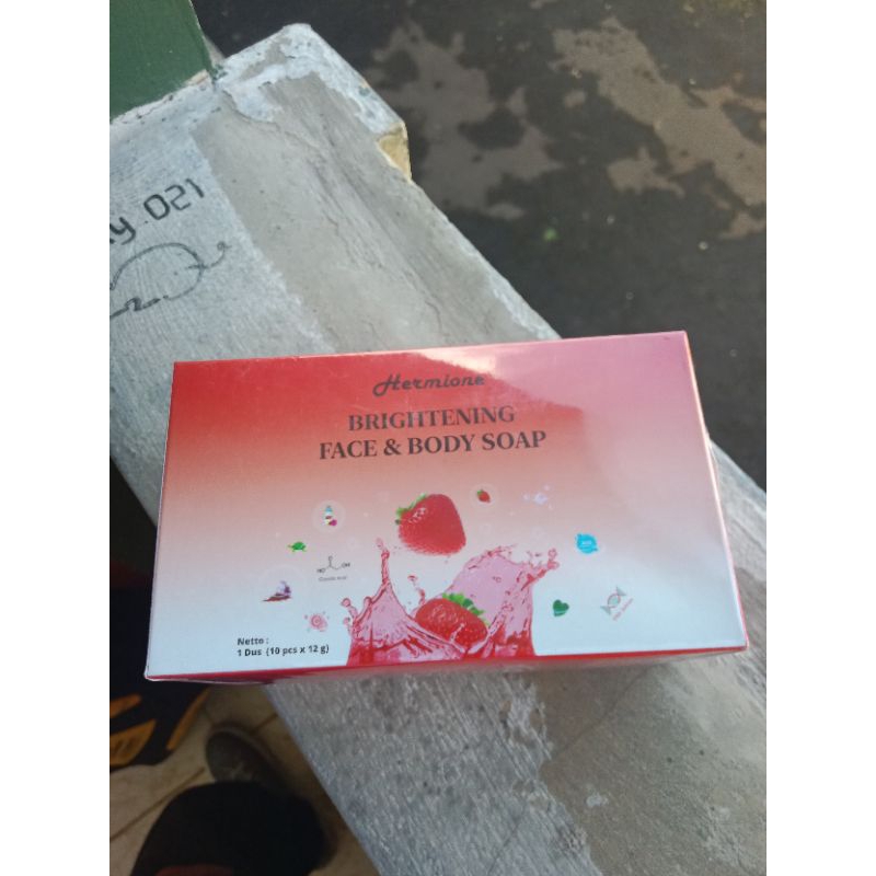Jual Hermione Brightening face & Body Soap Sabun wajah/sabun badan ...