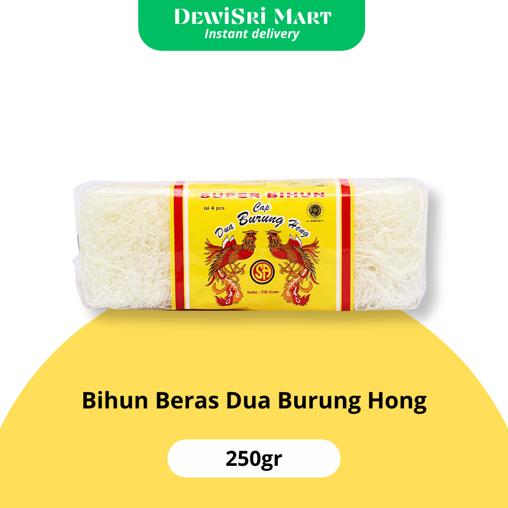Jual Bihun Beras dua burung hong 250gr - Dewi Sri Mart | Shopee Indonesia