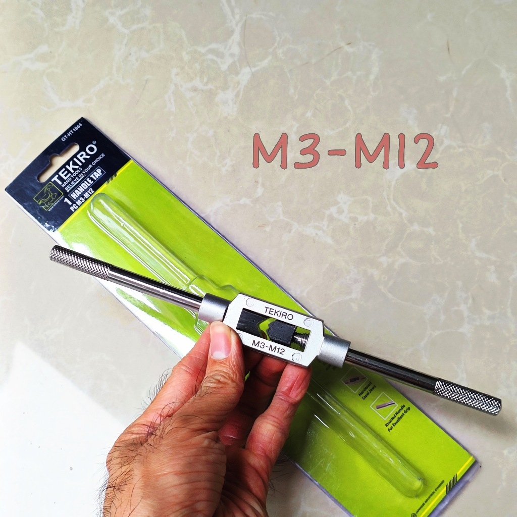 Jual Gagang Handle Tap M3-M12 TEKIRO GT-HT1864 Stang Buat Ulir Drat Senai | Shopee Indonesia