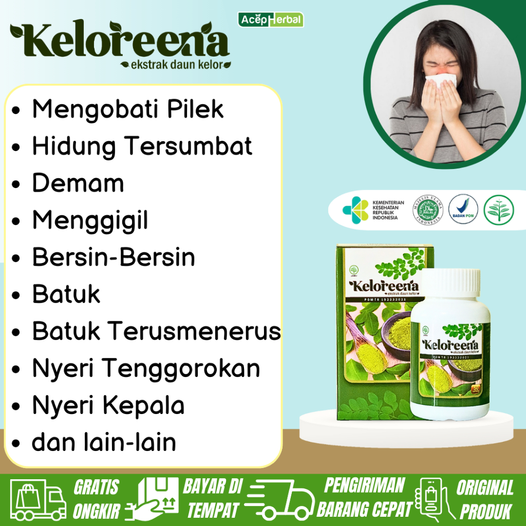 Jual Obat Pilek Hidung Tersumbat Demam Menggigil Bersin-Bersin Batuk ...