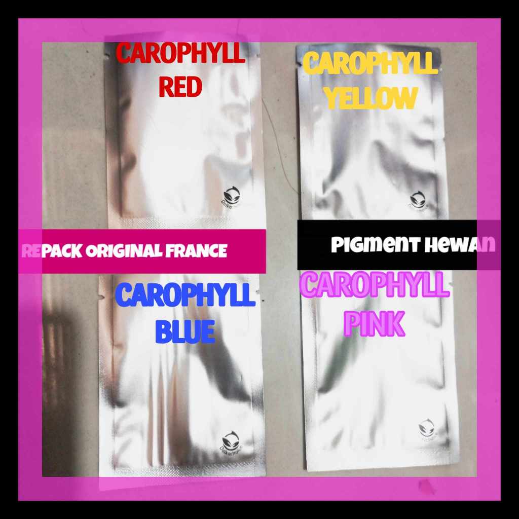 Jual Pewarna Ikan chana predator Hias Aquarium CAROPHYLL RED BLUE ...