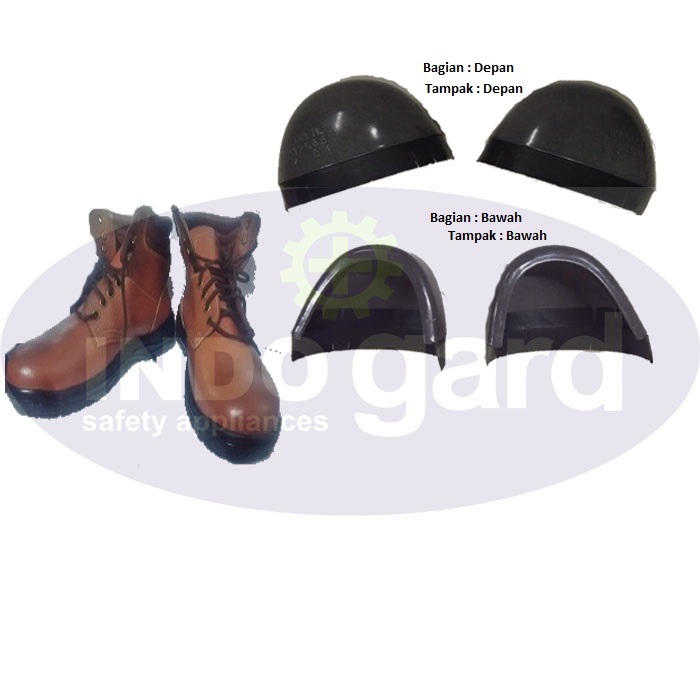 Jual Steel Toe Cap(1pasang)Sepatu Safety Shoes Removable,Besi Pelindung ...