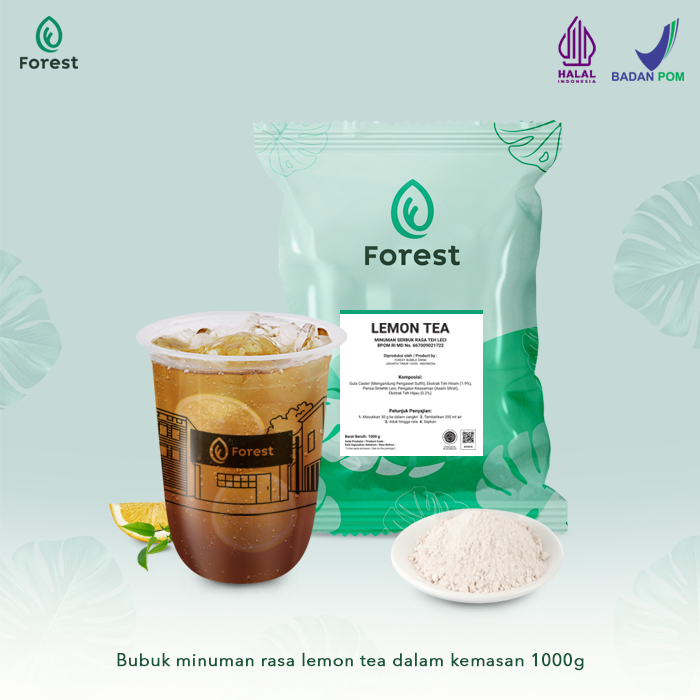 Jual Bubuk Minuman Teh LEMON TEA Powder 1000 gr-FOREST | Shopee Indonesia