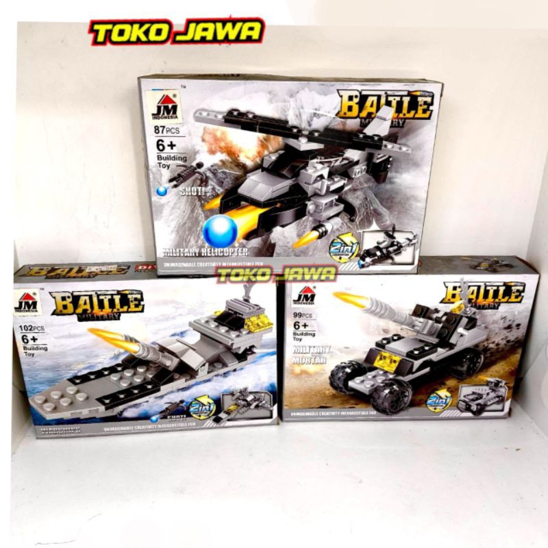 Jual Mainan Bricks Blok Block Battle RoyaleTank Mobil Pesawat Kapal ...