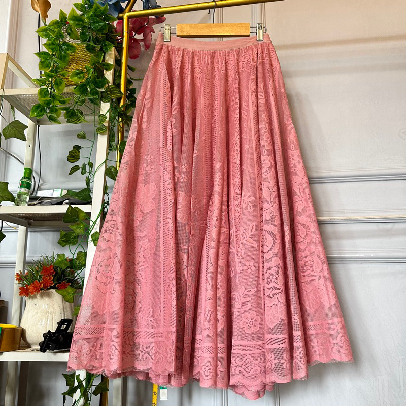 Jual Youngmoodis rok brokat import vintage skirt brocade | Shopee Indonesia