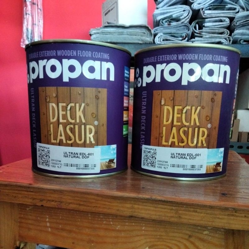 Jual propan deck lasur clear dof 601 1kg/pernis kayu/ultran lasur ...