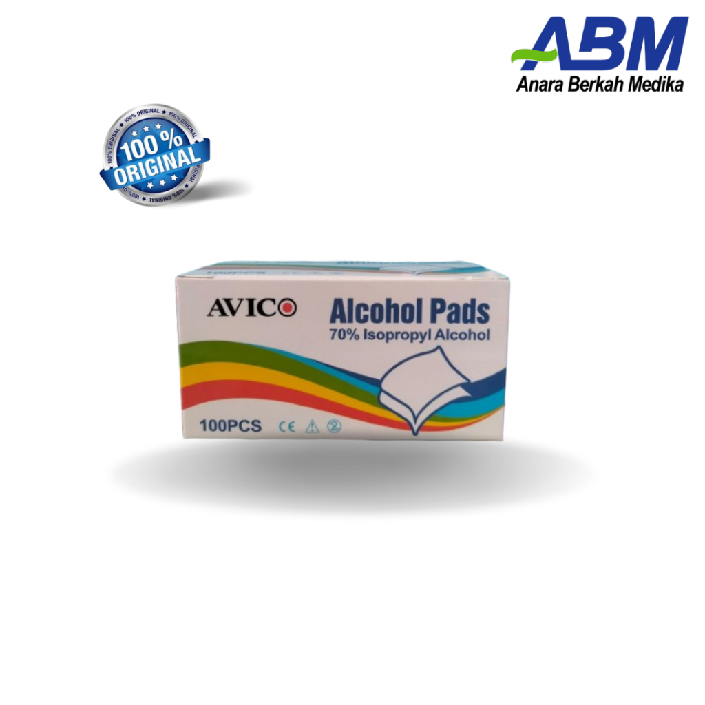 Jual AVICO - Alcohol Swab isi 100pcs | Shopee Indonesia