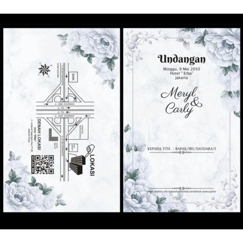 Jual ERBA 2405 Blangko Undangan Nikah Pernikahan Era Baru | Shopee ...